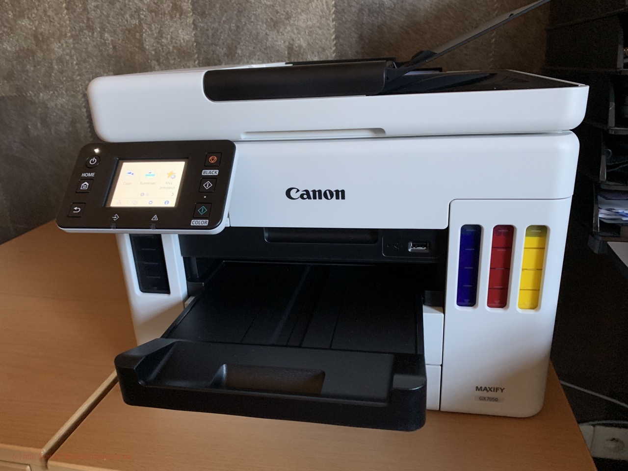 Test de l'imprimante Canon Maxify GX7050